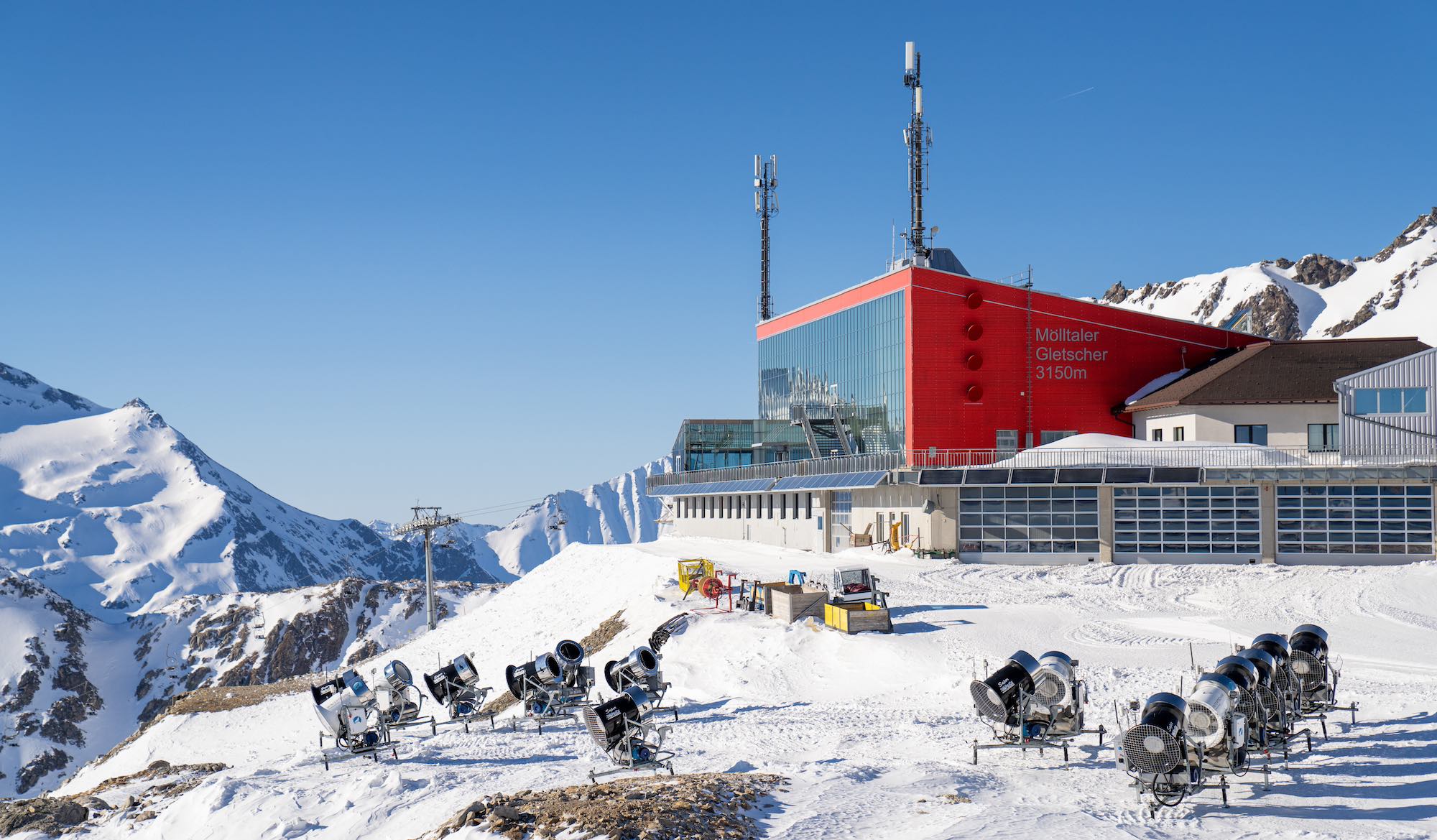 Skischolen Mölltaler Gletscher (Oostenrijk)