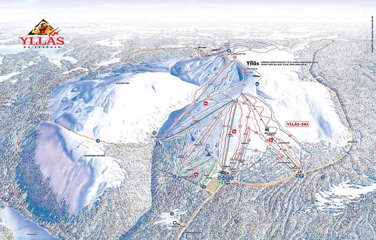Ylläs - Skigebiet in Ylläs