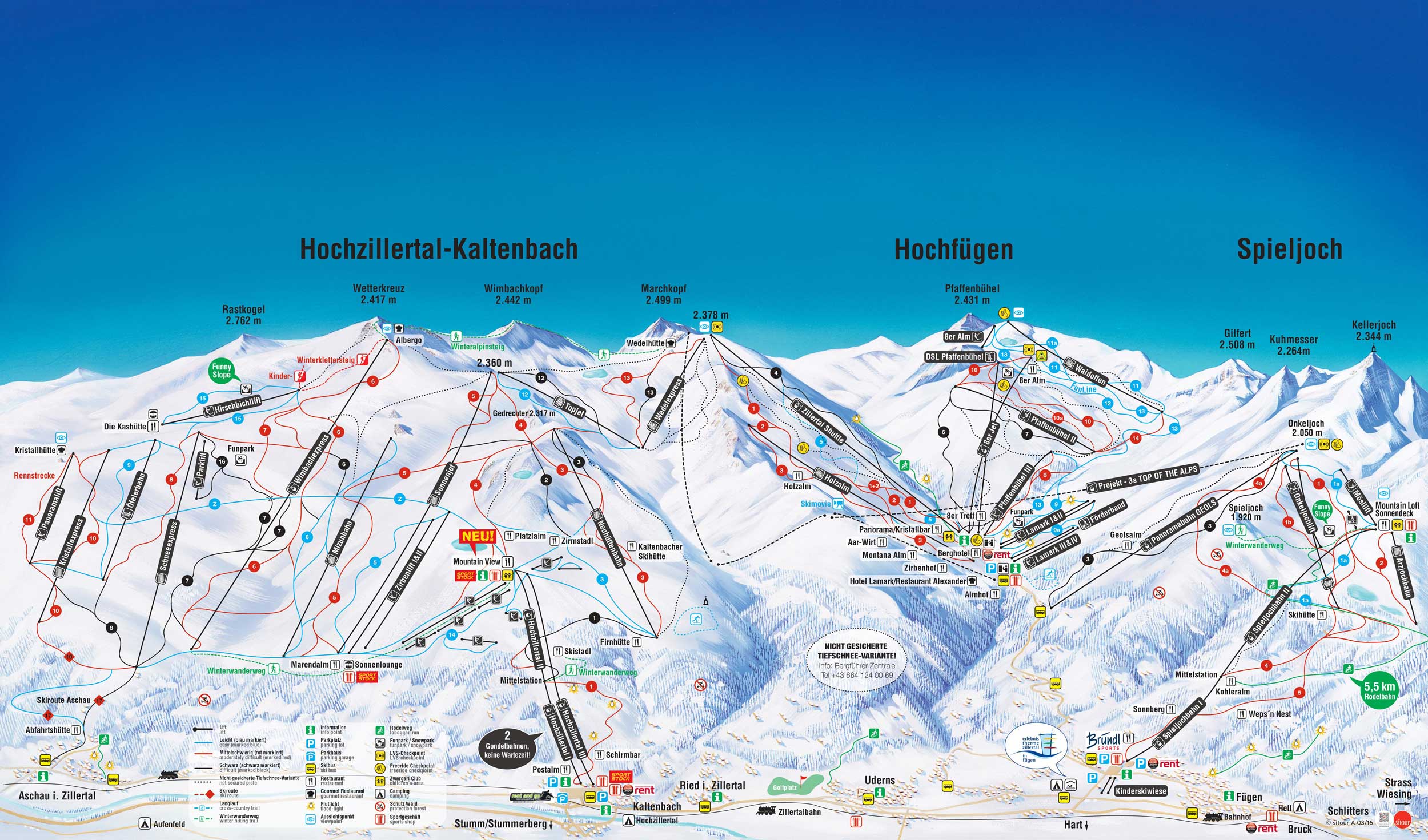 Skigebied Fügen (Oostenrijk)