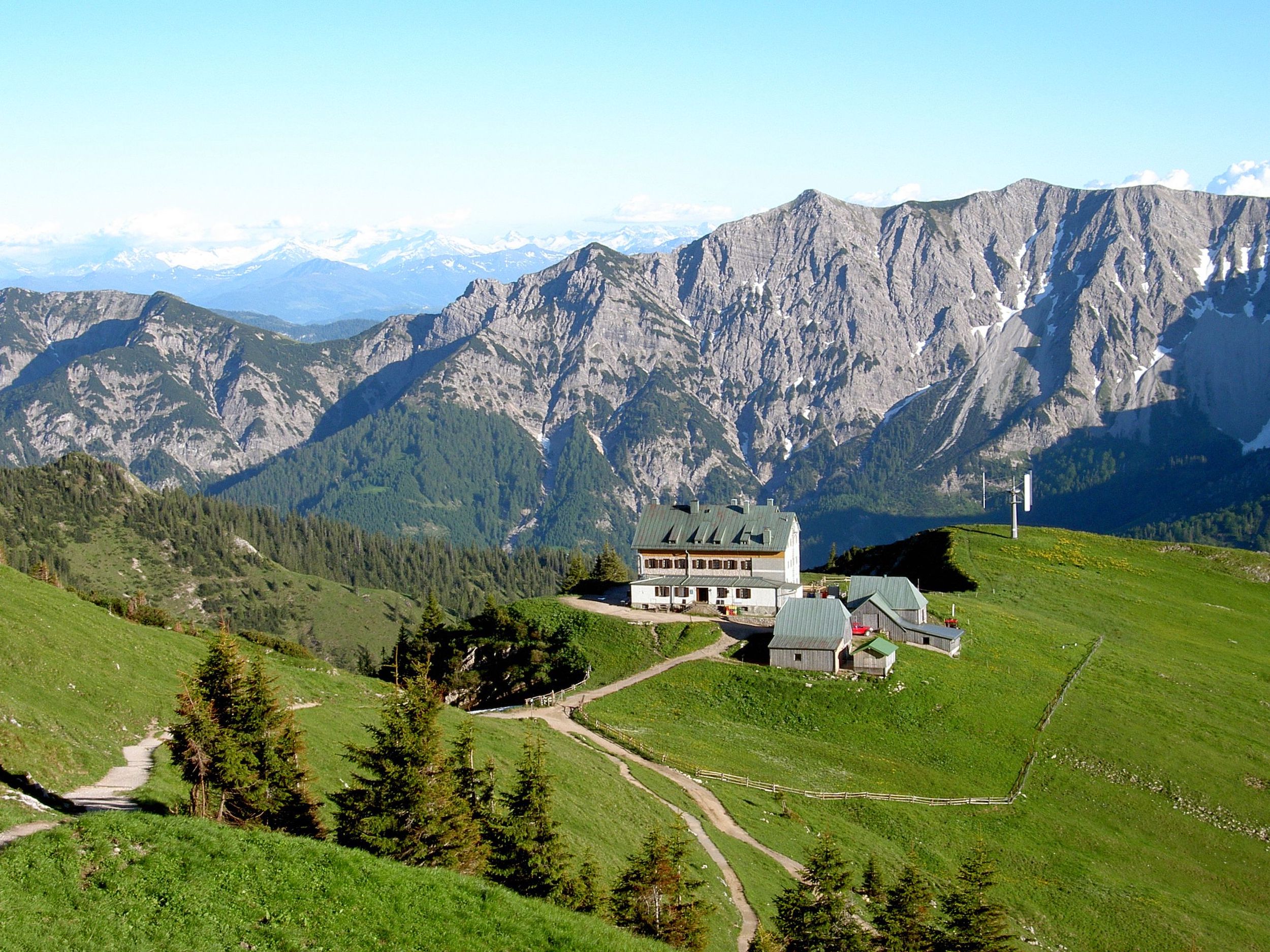 Rotwandhaus: Hütte mit Aussicht in den Schlierseer Be...