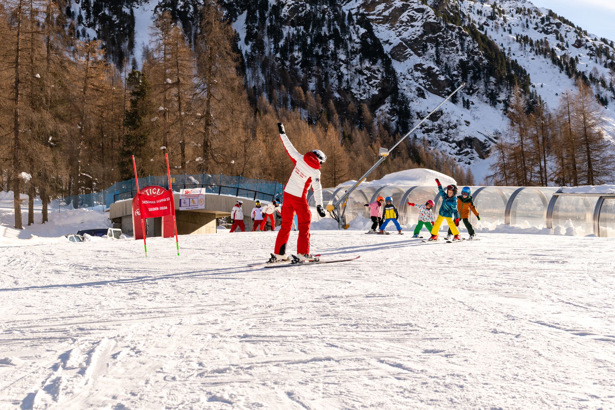Skigebied Sulden am Ortler (Italië)