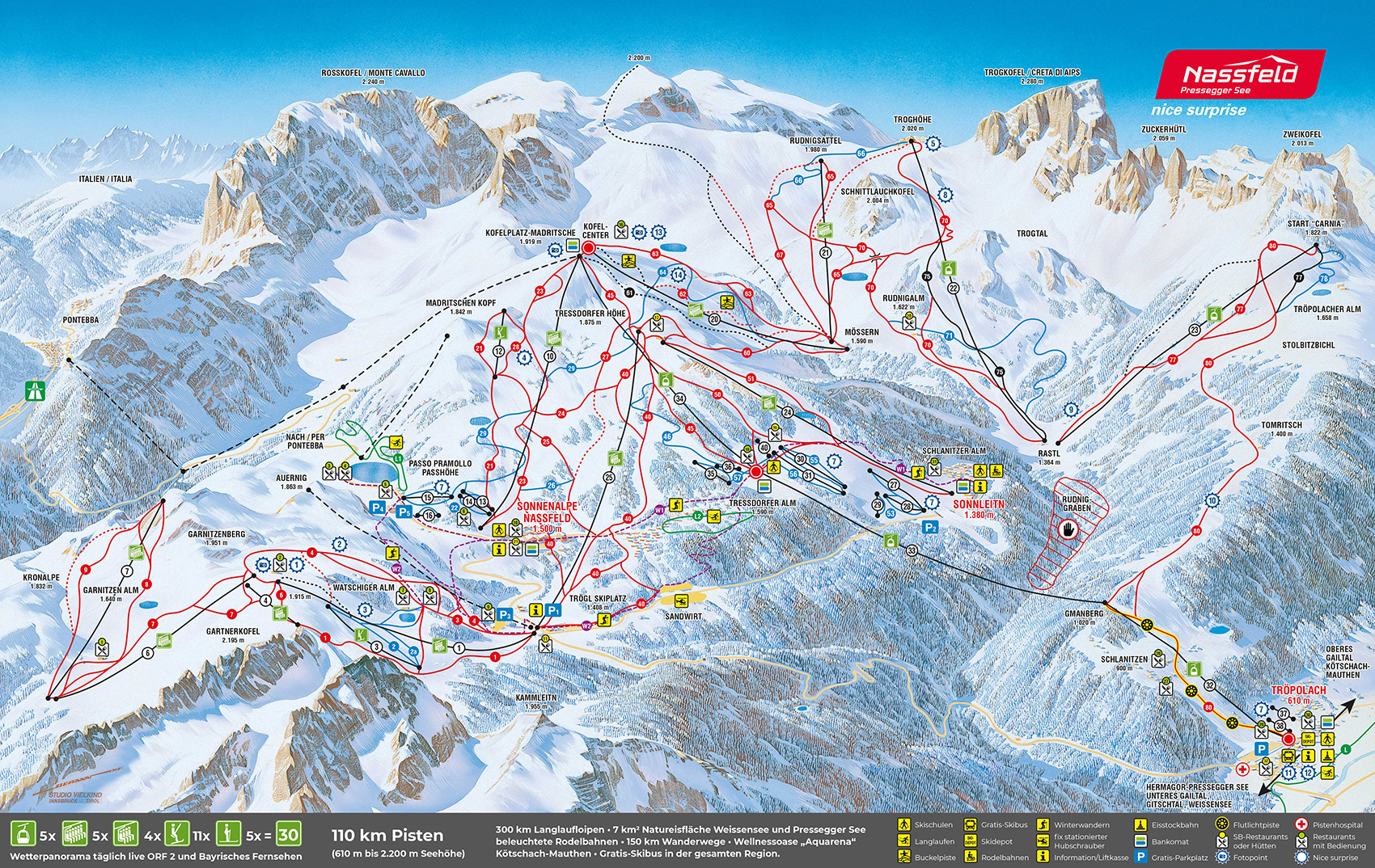 Catered Chalets | Sun Ski World Nassfeld-Pressegger See