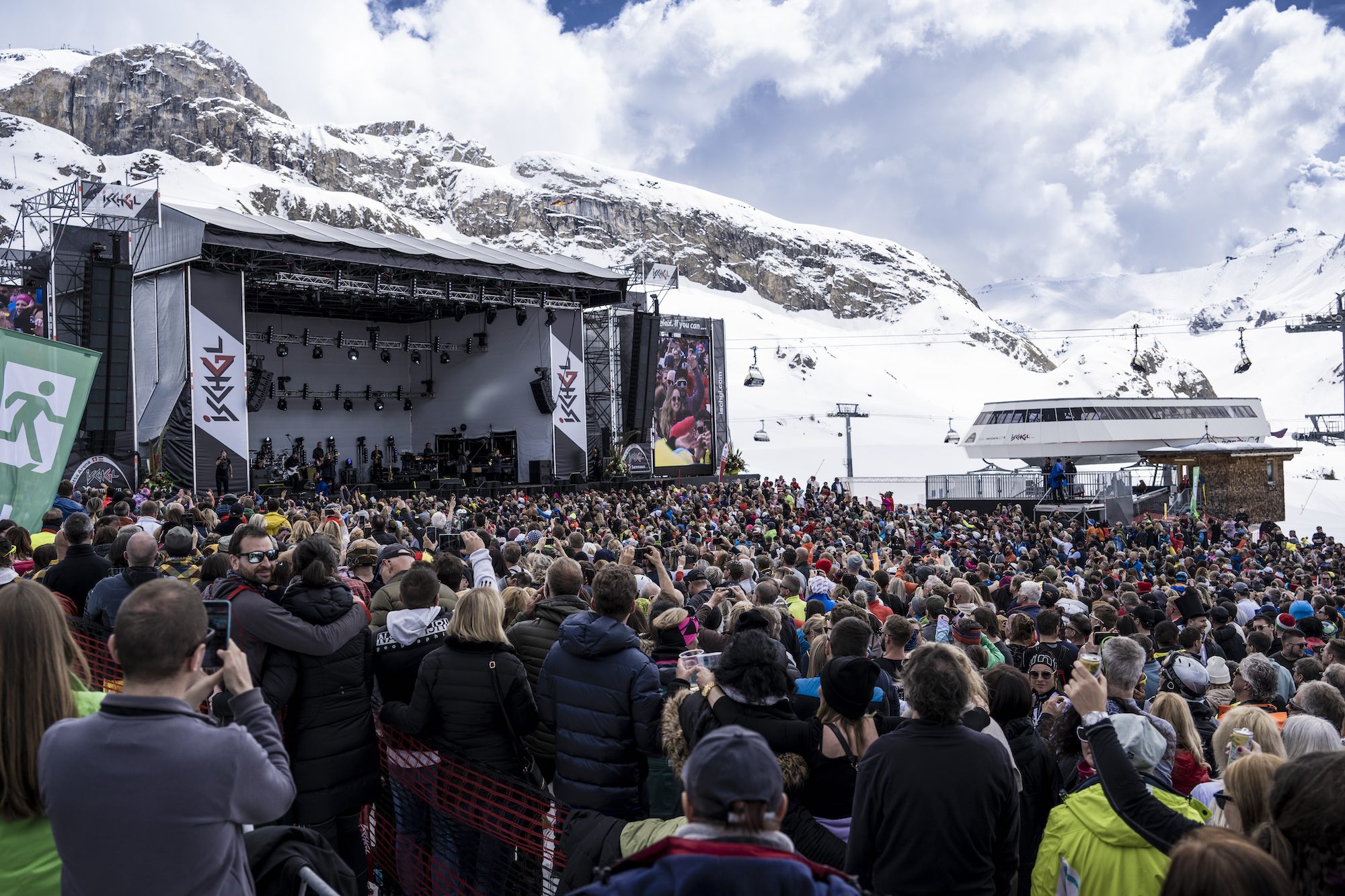 Band beim Top of the Mountain Closing Concert 2024 in...