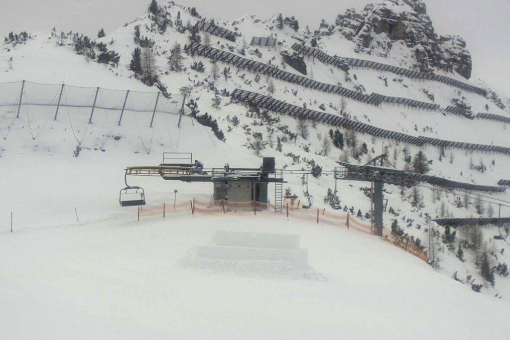 Die neue Galtbergbahn in Schlick 2000 wird heute in Be...
