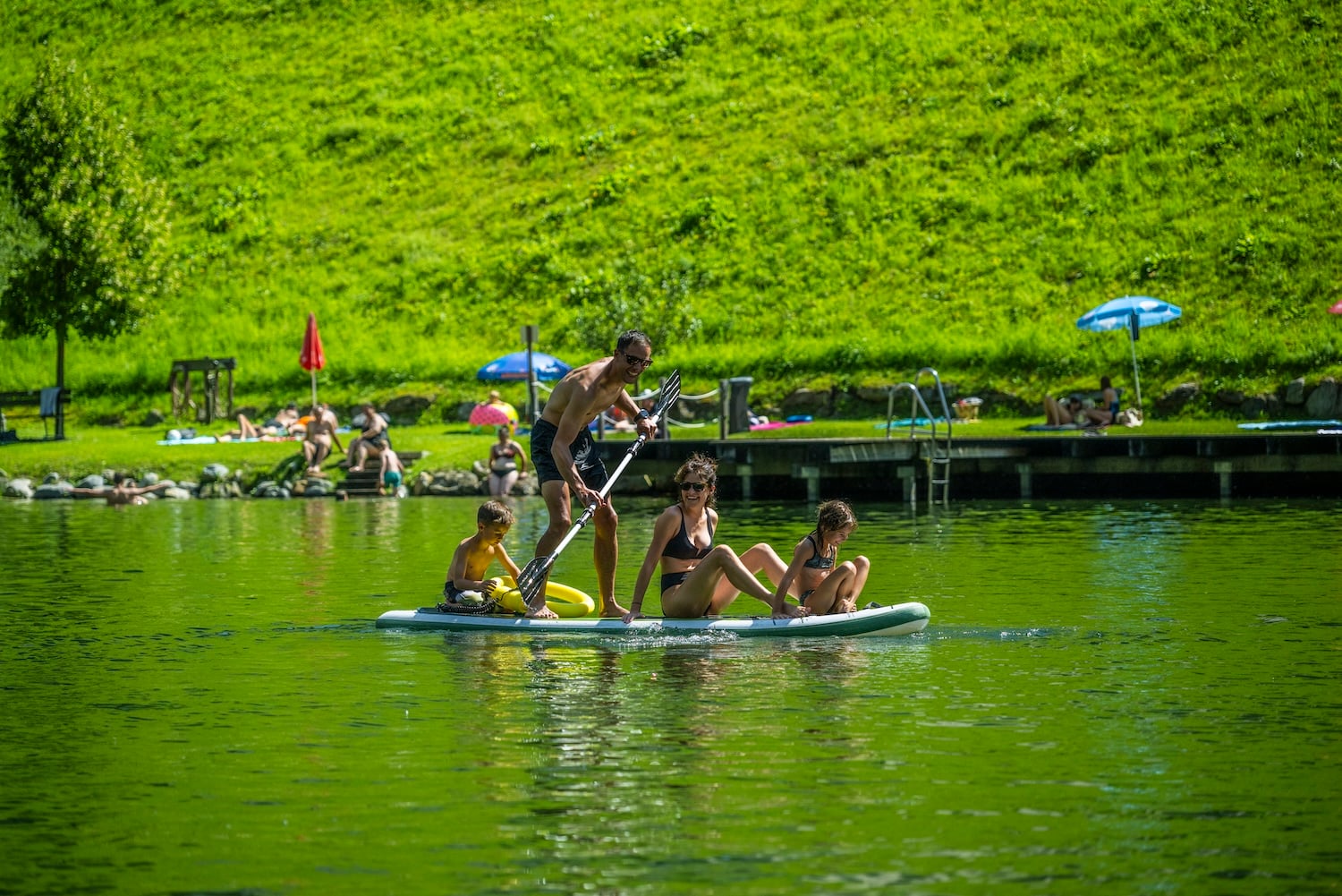Badesee in See