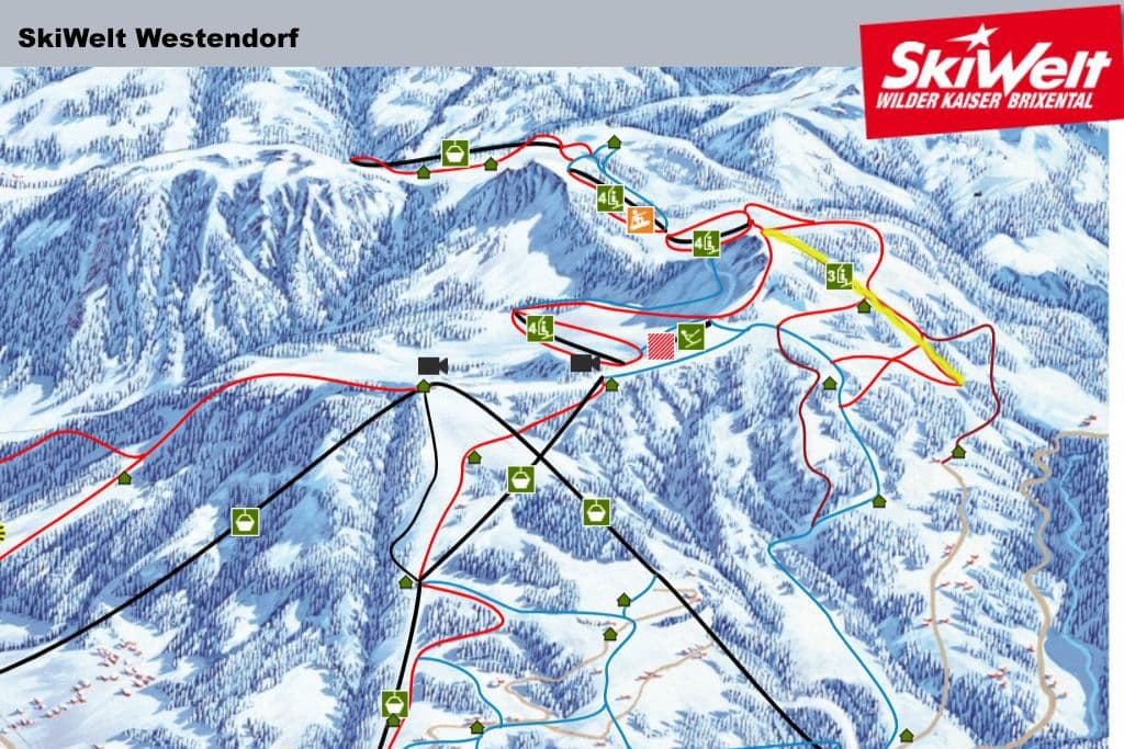 Fleidingbahn: nieuwe 8-pers. stoeltjeslift in de SkiWelt