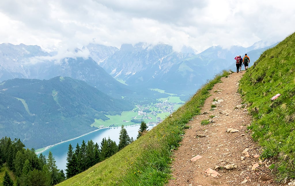 Wandelen Achensee: eenvoudige wandeling naar de Dalfaz...