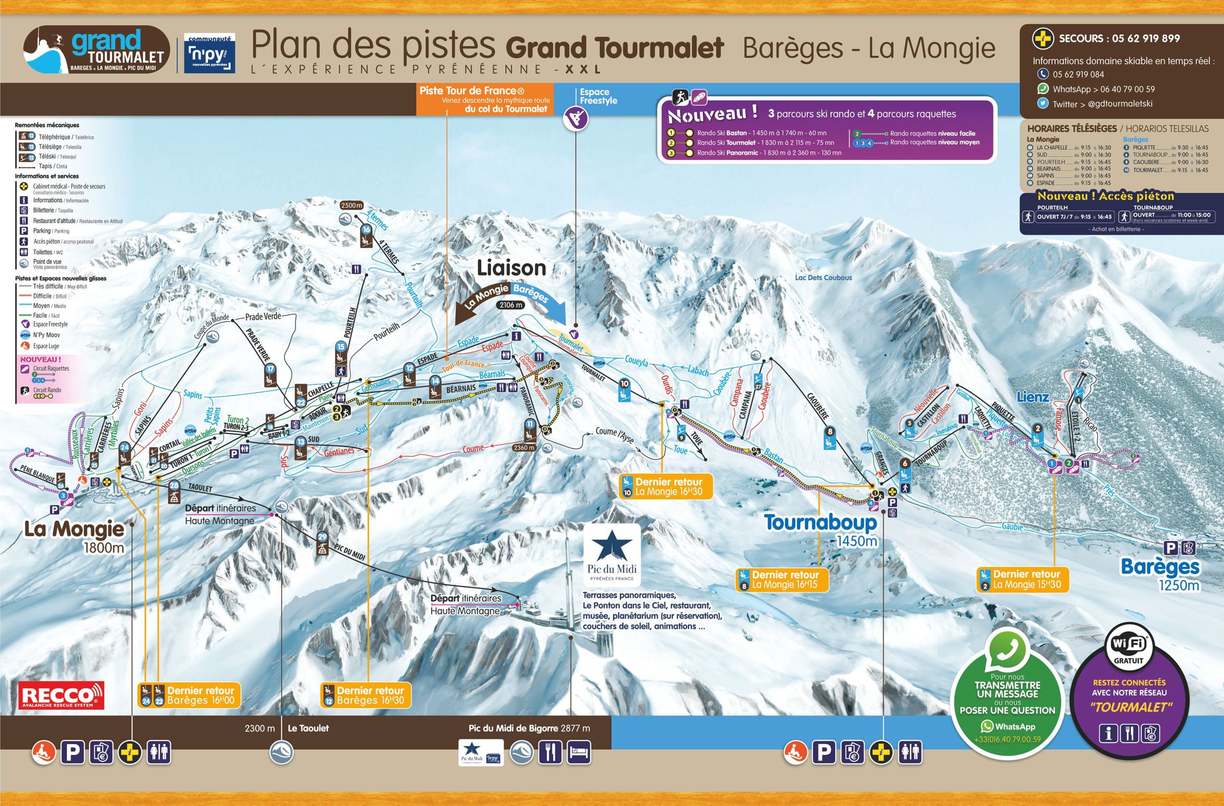 Grand Tourmalet Barèges La Mongie | Skigebieden Frankrijk