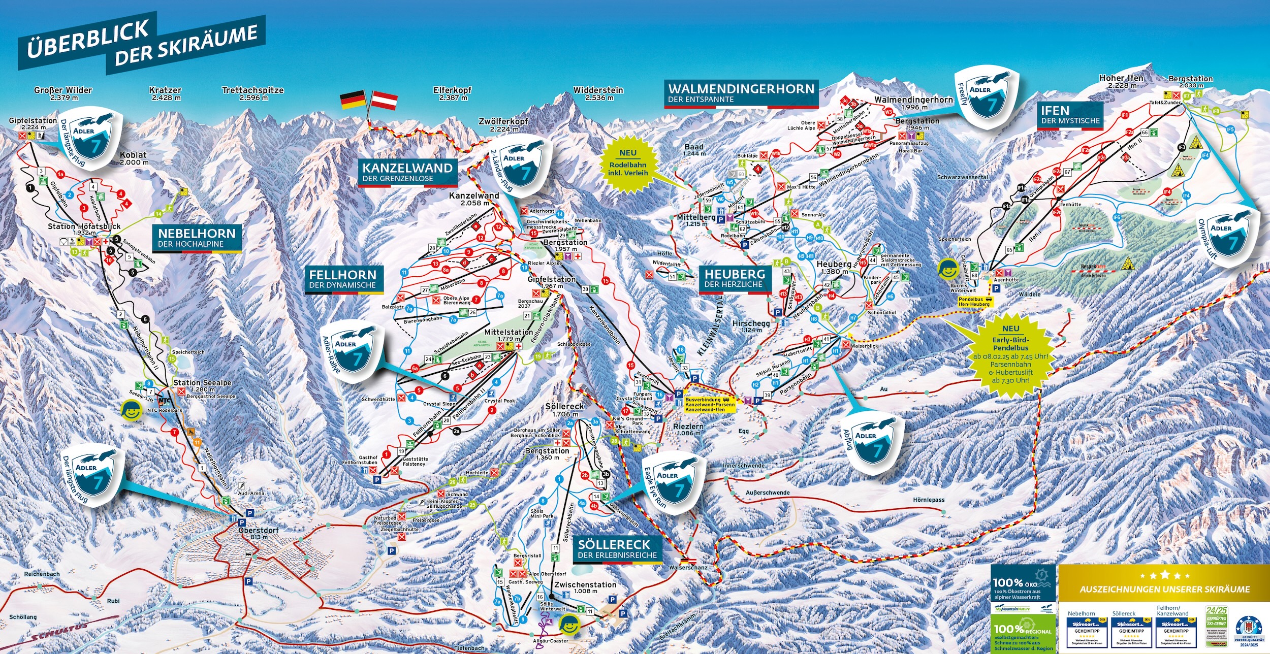 Oberstdorf: 100% genieten en grensoverschrijdend skiën